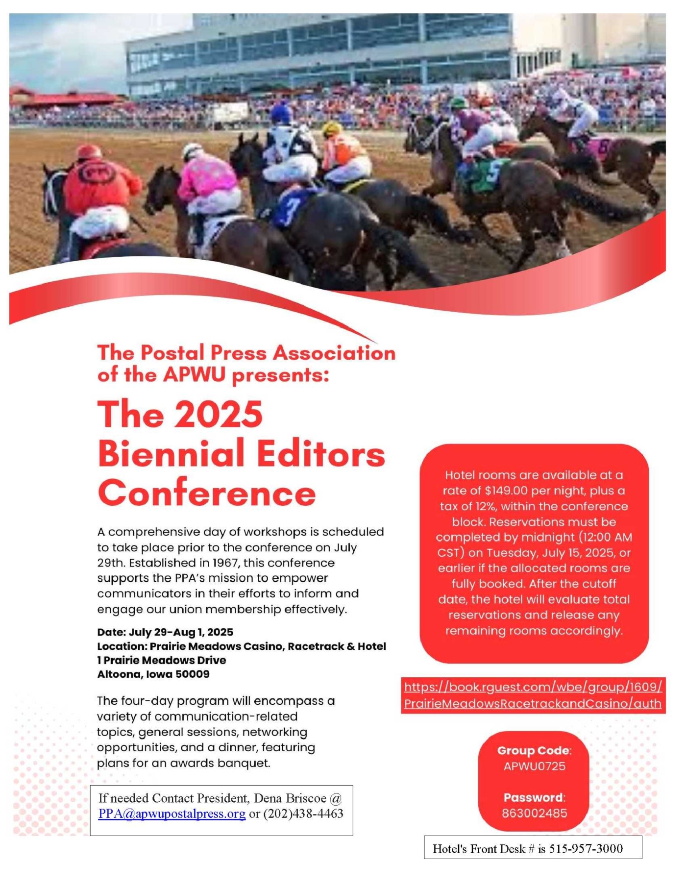 Postal Press Association | APWU PPA CONFERENCE