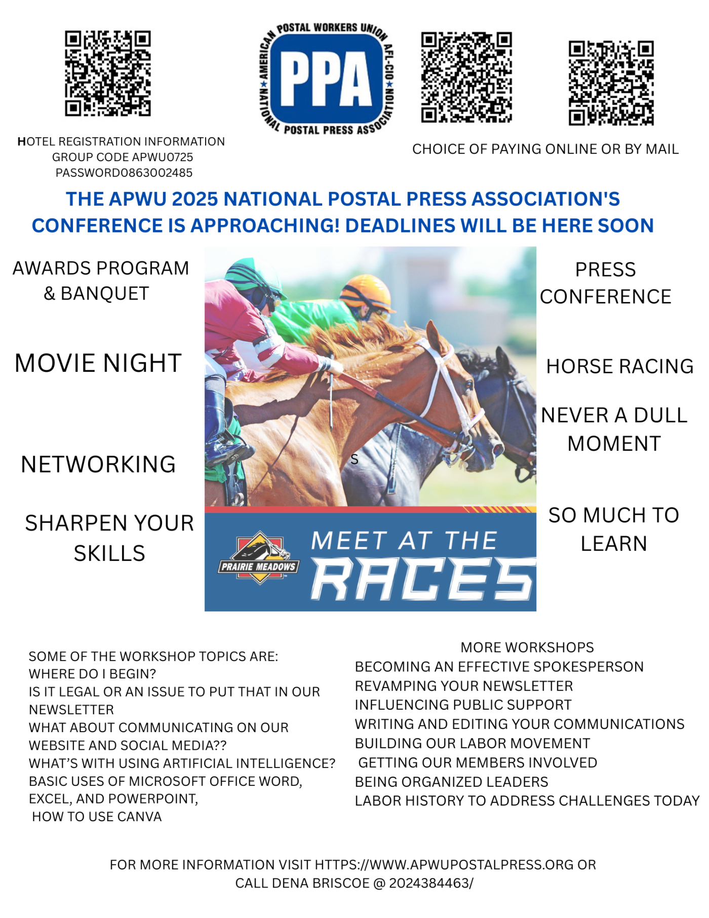 Postal Press Association | APWU PPA CONFERENCE